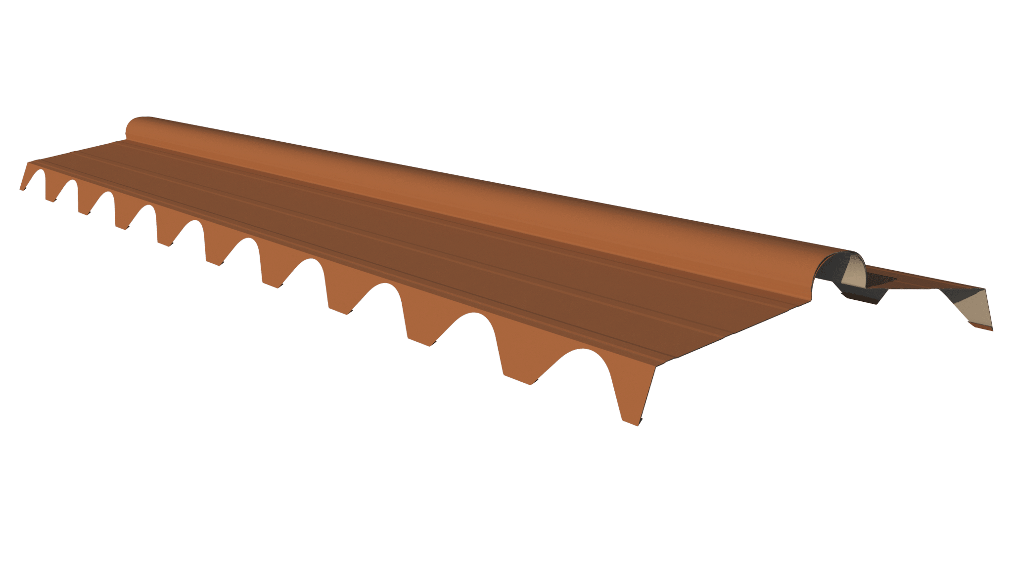 Cumbrera troquelada a dos aguas - Build Panel Solutions